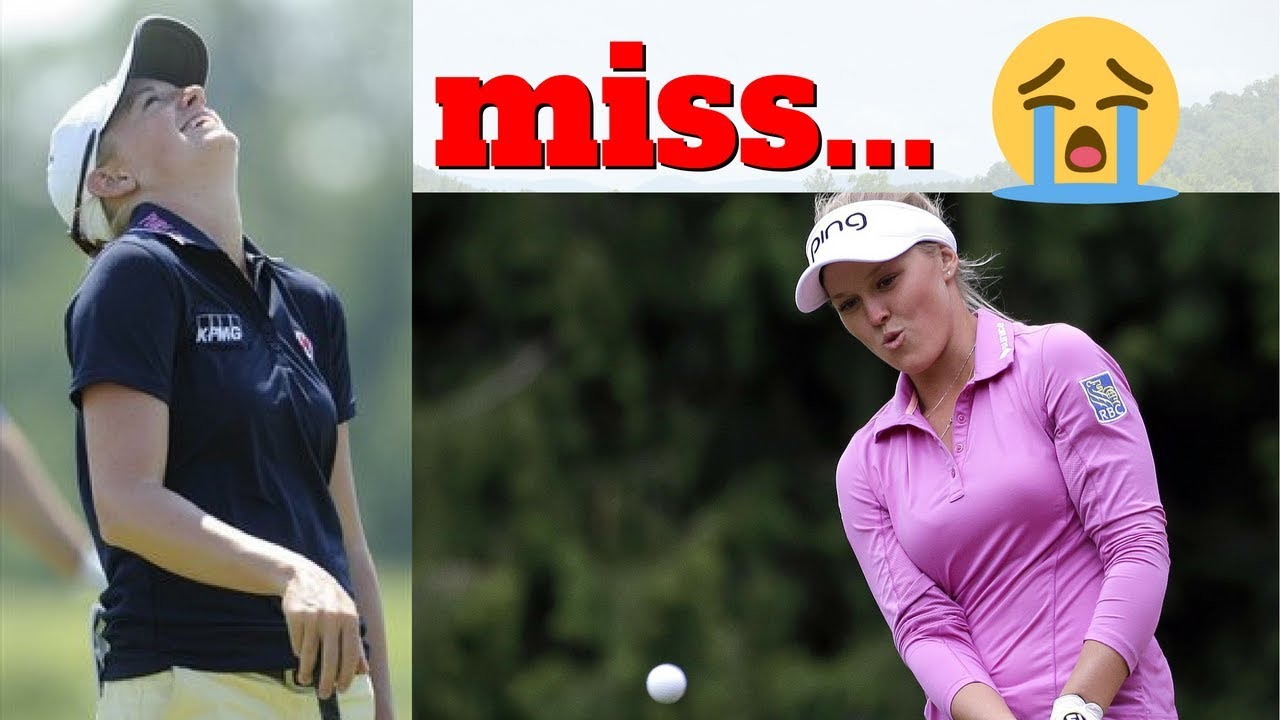 【ゴルフ】思わず苦笑い…！？女子ゴルフのミスショット集！！【LPGA】Collection of Miss Shots！！