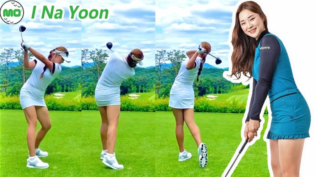 ユン・イナ Ina Yoon ﻿韓国の女子ゴルフ スローモーションスイング!!!